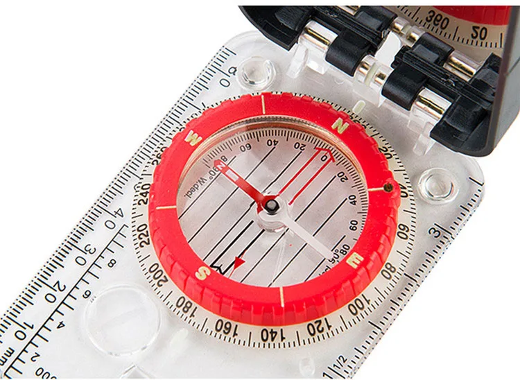 Survival Navigation Compass Sighting Compass With Mirror - Adjustable ...