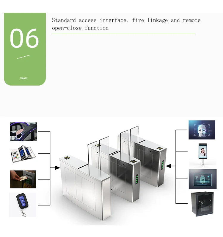 Custom Bidirectional Security Baffle Sliding Barrier Hs Code Turnstile ...