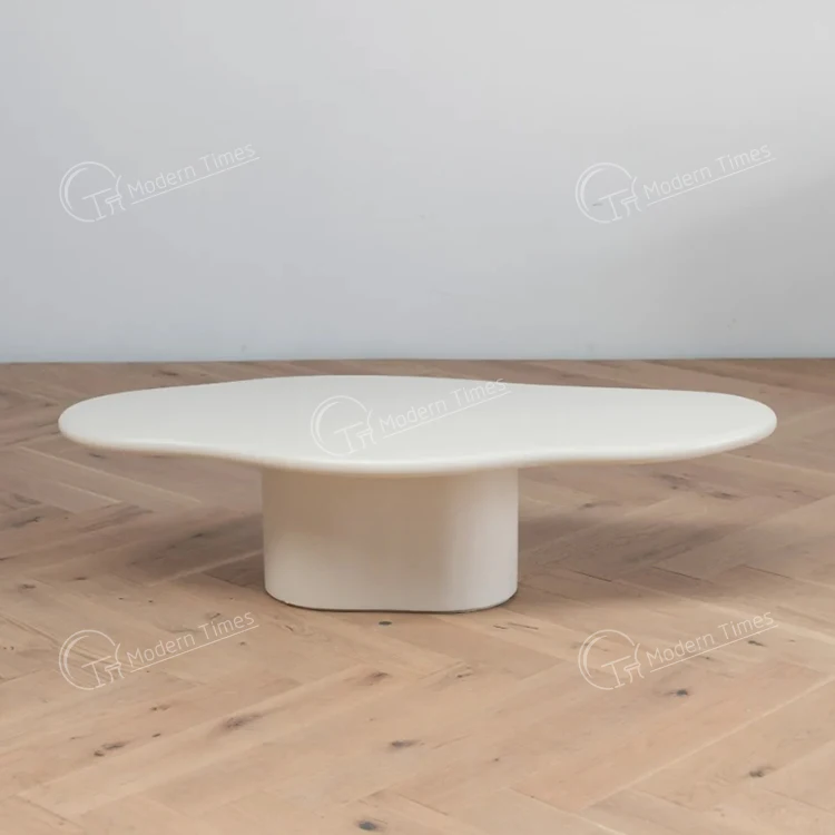 Modern Style Living Room Furniture Mdf Wooden Concrete Look Stoneskin ...