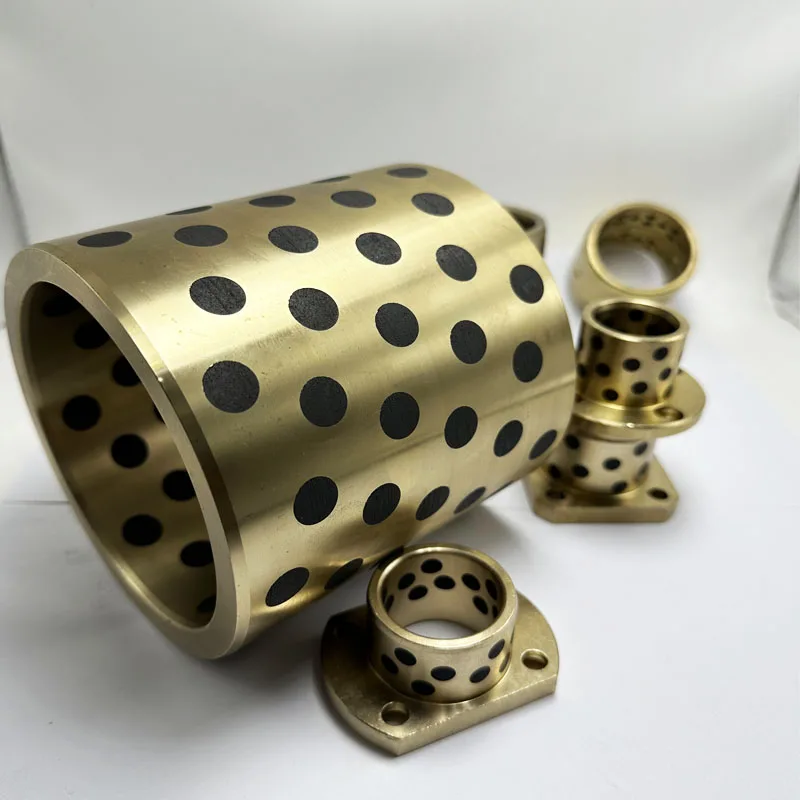 Customized Copper Sleeve Bushing And Graphite Brass Bushing Bearing Lmk ...