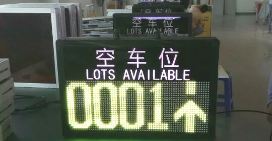 Rs485 Two Direction Available Parking Spot Led Display For Pgs Parking ...