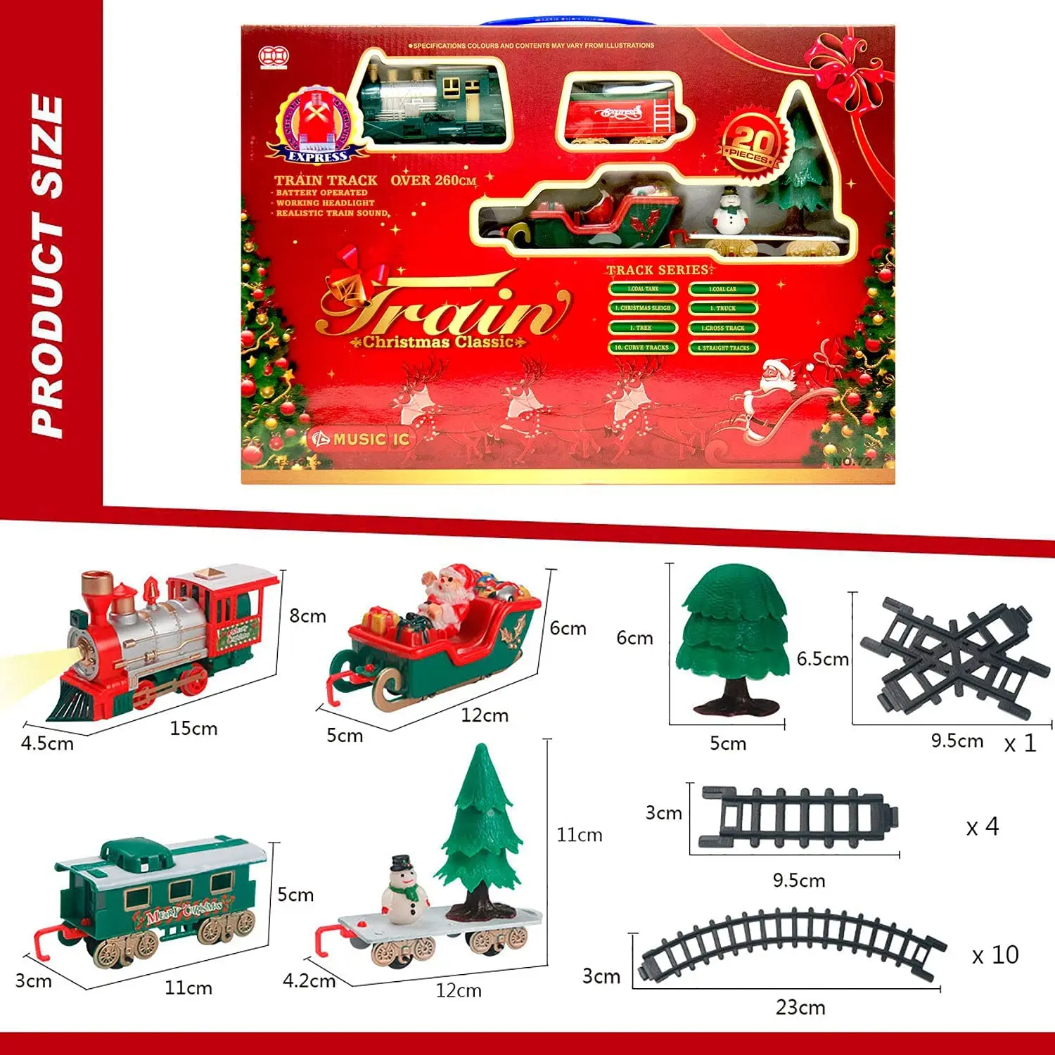 Christmas Plastic Toy Train Manufacturers Funny Rail Train With Santa ...