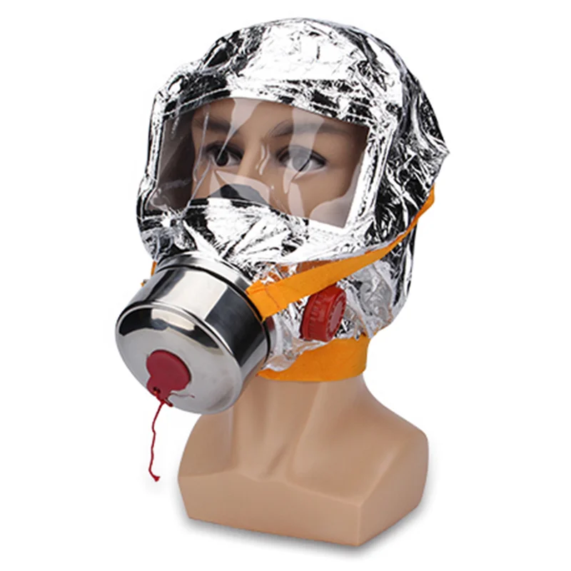Alibaba.com: Hot Sale Fire Escape Smoke Mask Hood with Toxic Gas Filter ...
