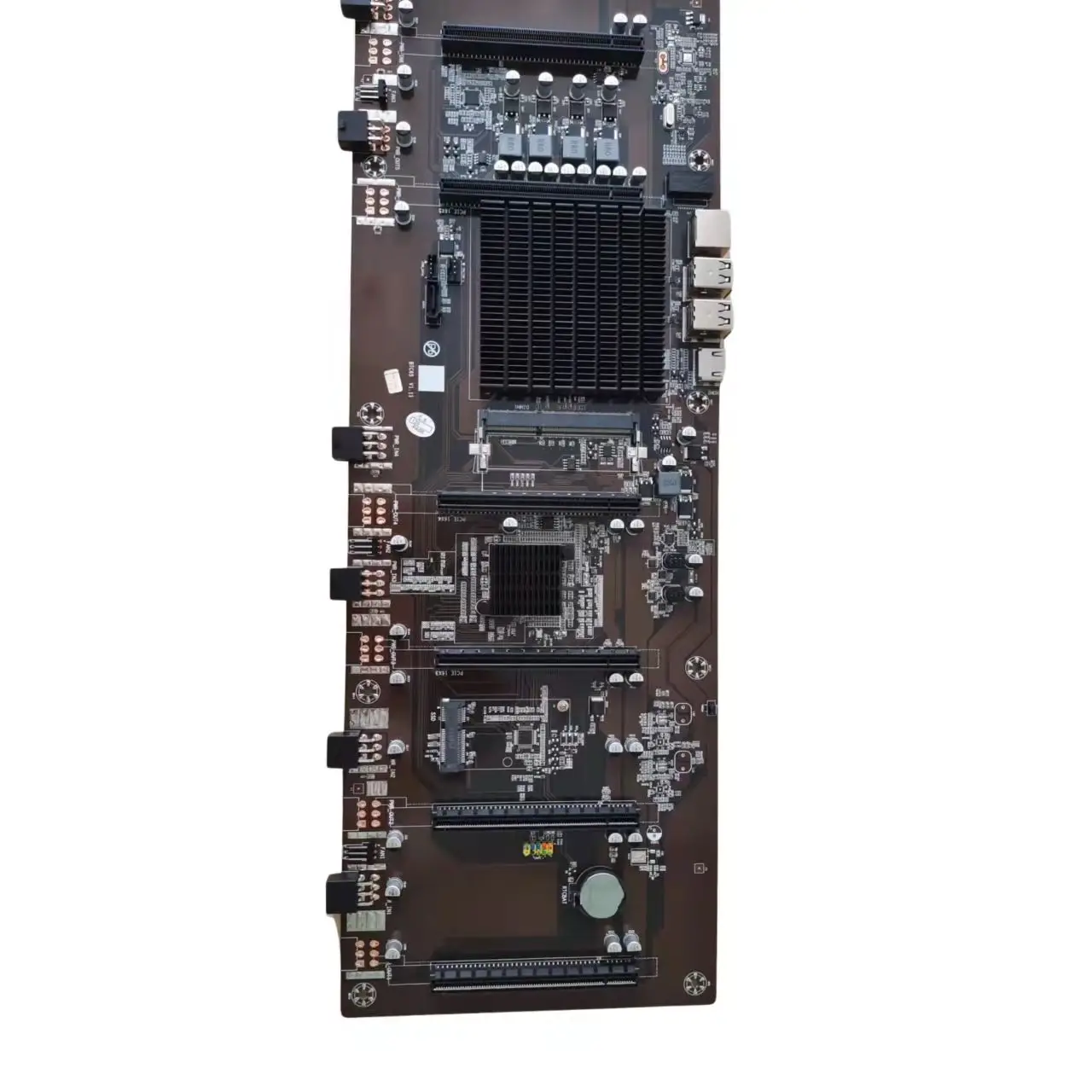 8 Gpu Motherboard B65 Hm65 Bga1023 Slot Multiple Graphics Cards 67mm ...