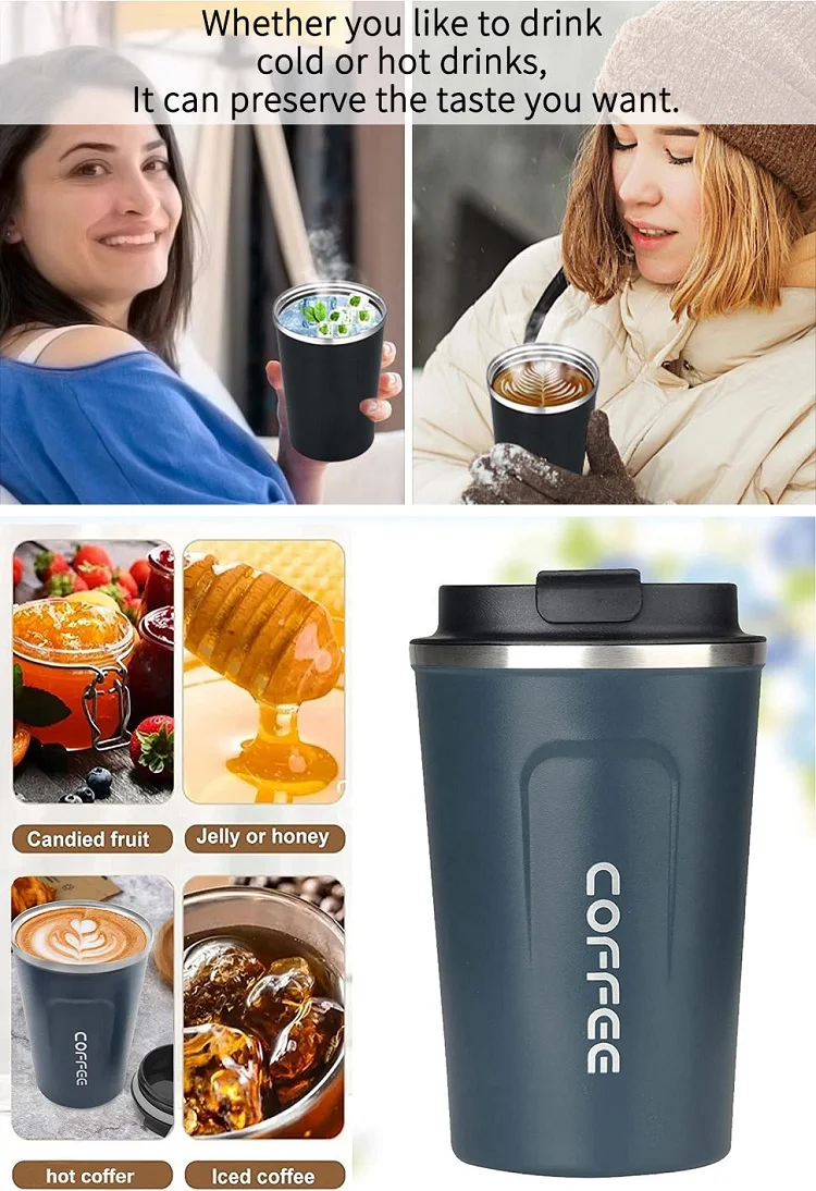 Smart Cup - LED Temperature Display Stainless Steel Mug