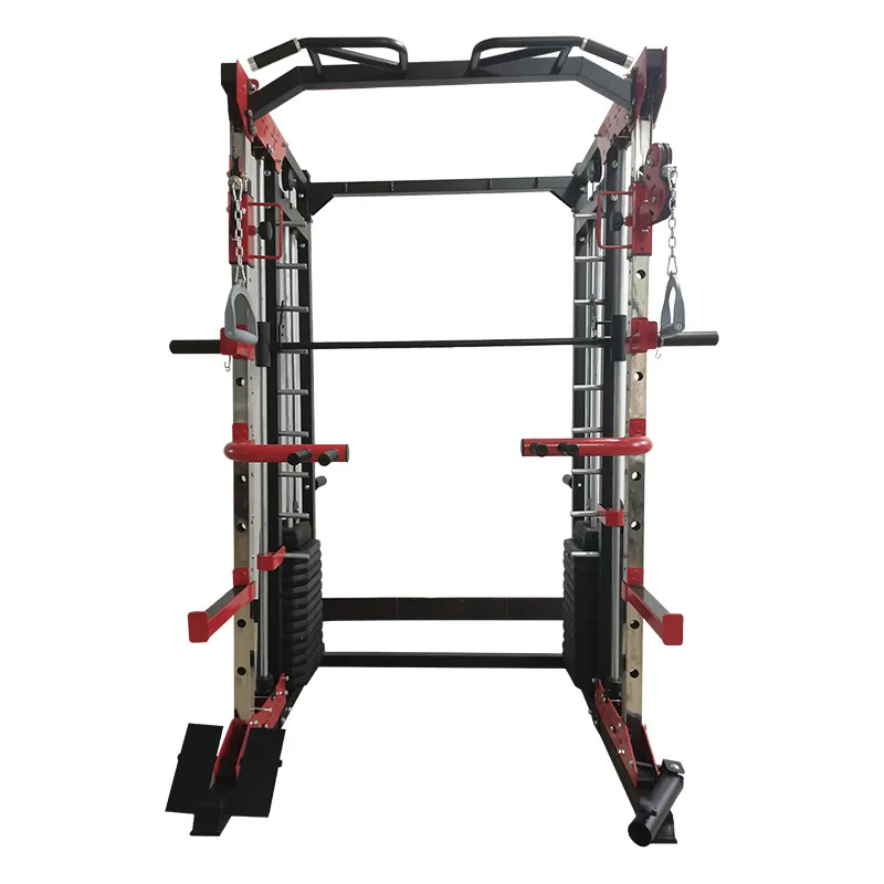 Smith Machine Multi Functional Bodybuilding Trainer Gym Equipment Rack ...