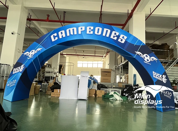 Custom Printed Winners Arch Podium - Portable Aluminum Display for ...