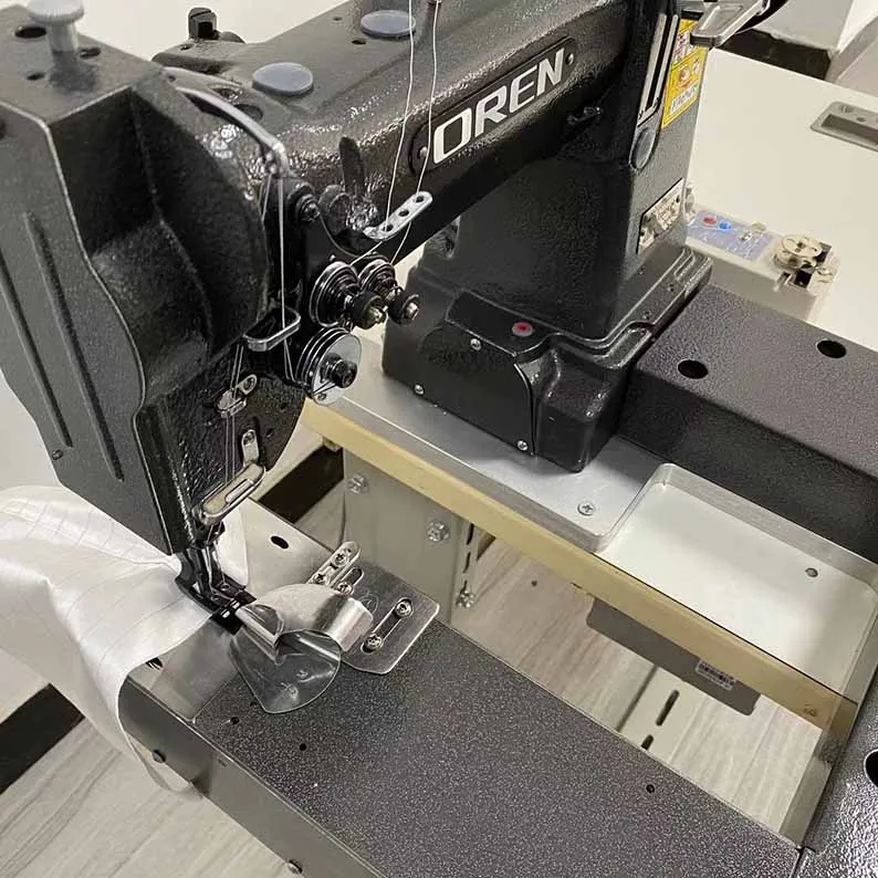 Double Needle Sewing Machine Bend Arm High Head Machine Rn-qb2zd2 - Buy ...