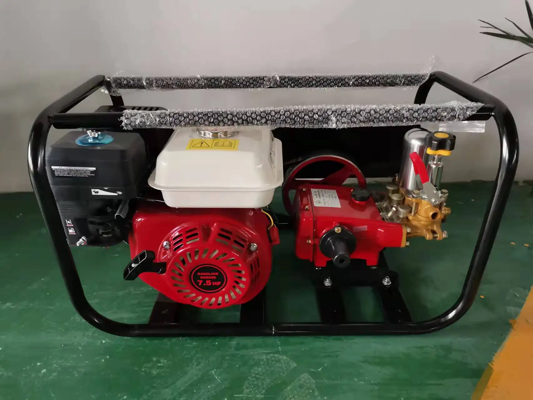 168F Trolly Gasoline Engine Power Sprayer - High Productivity