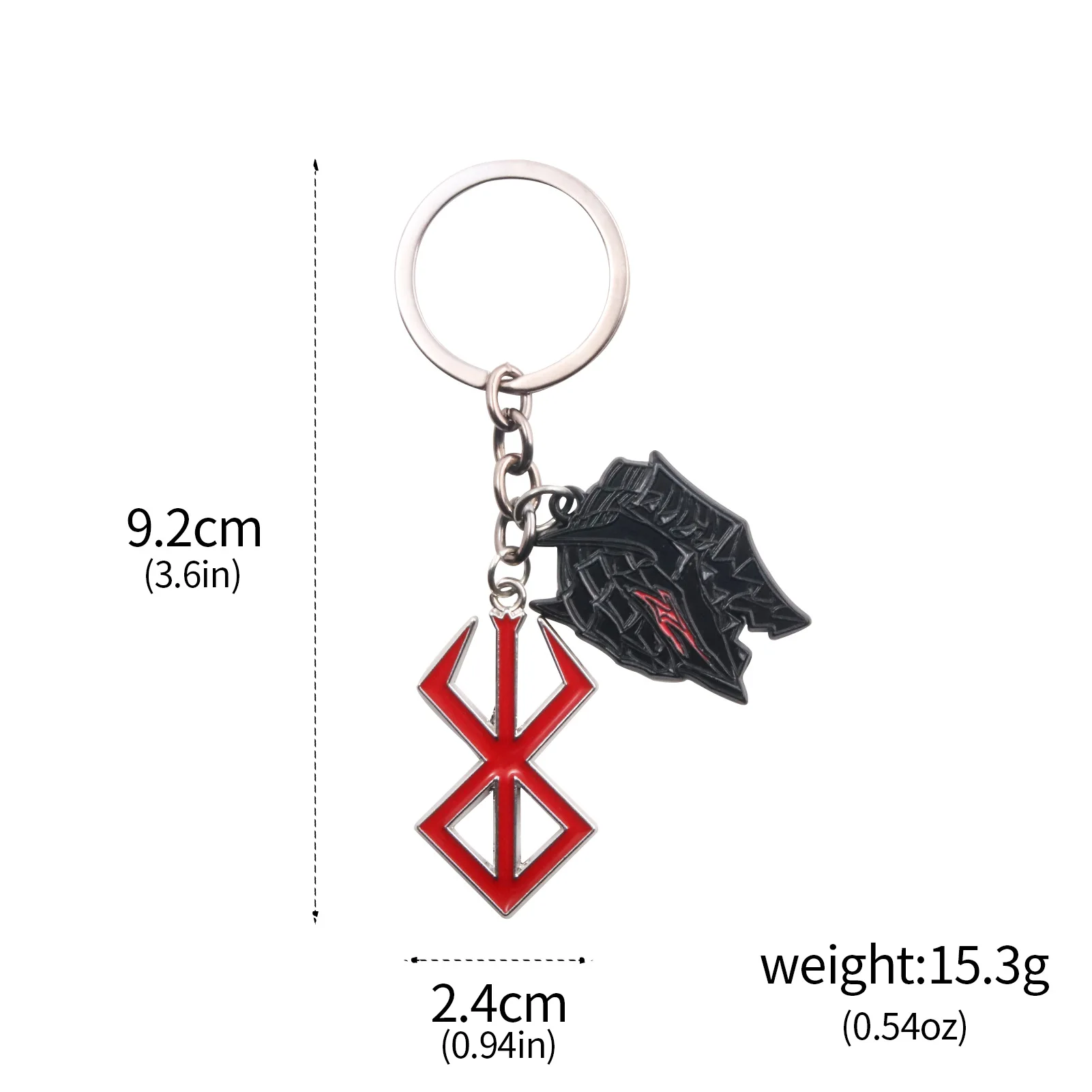 Hot New Berserk Metal Key Holder Keychain Anime Keychain Toy Cosplay ...