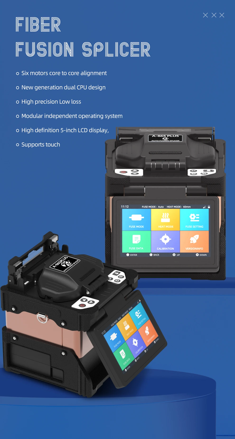 Newest True Core to Core Alignment 6 Motors A-86S Plus Fiber Optical ...