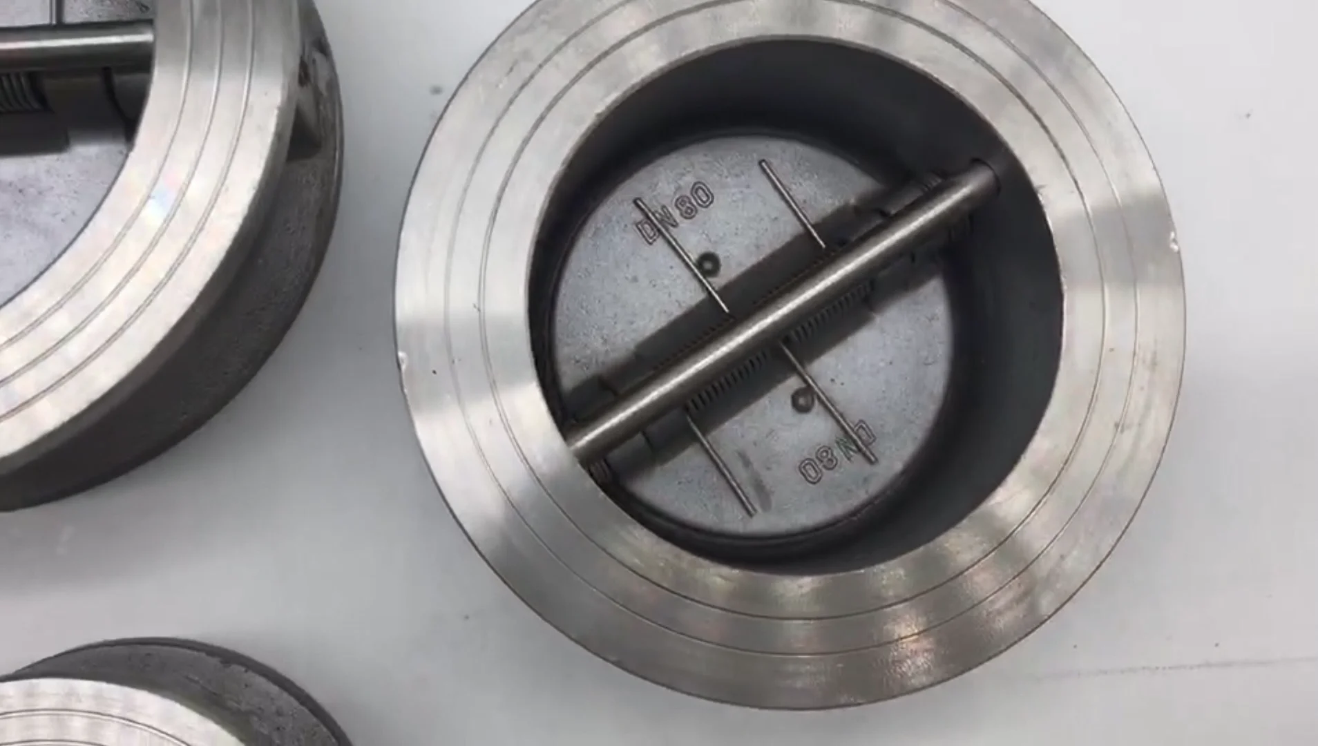 3in Dn80 Cf8 Material Stainless Steel Wafer Butterfly Check Valve Price ...