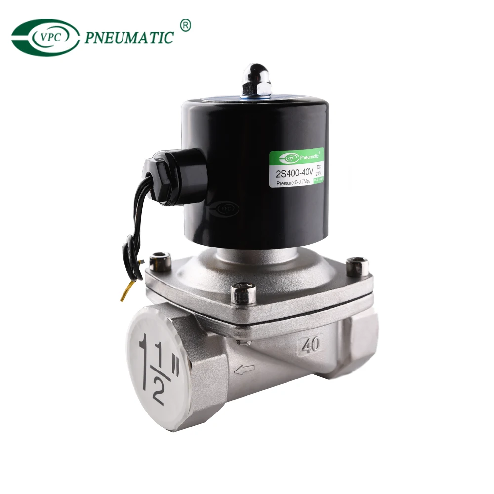 2S Series Stainless Steel Pneumatic 12V Solenoid Valve