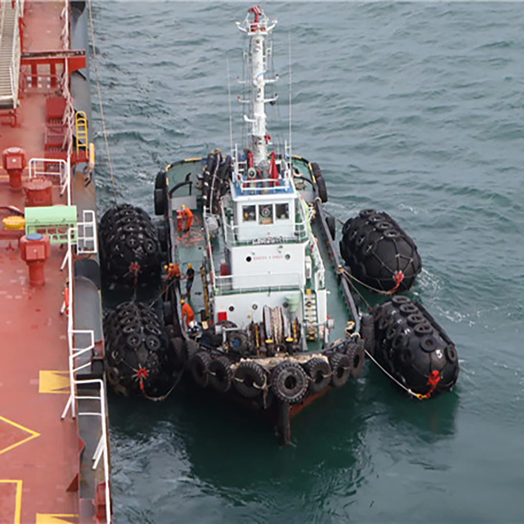 Yokohama 2x3.5m Pneumatic Inflatable Bumper Ship Rubber Fender With ...