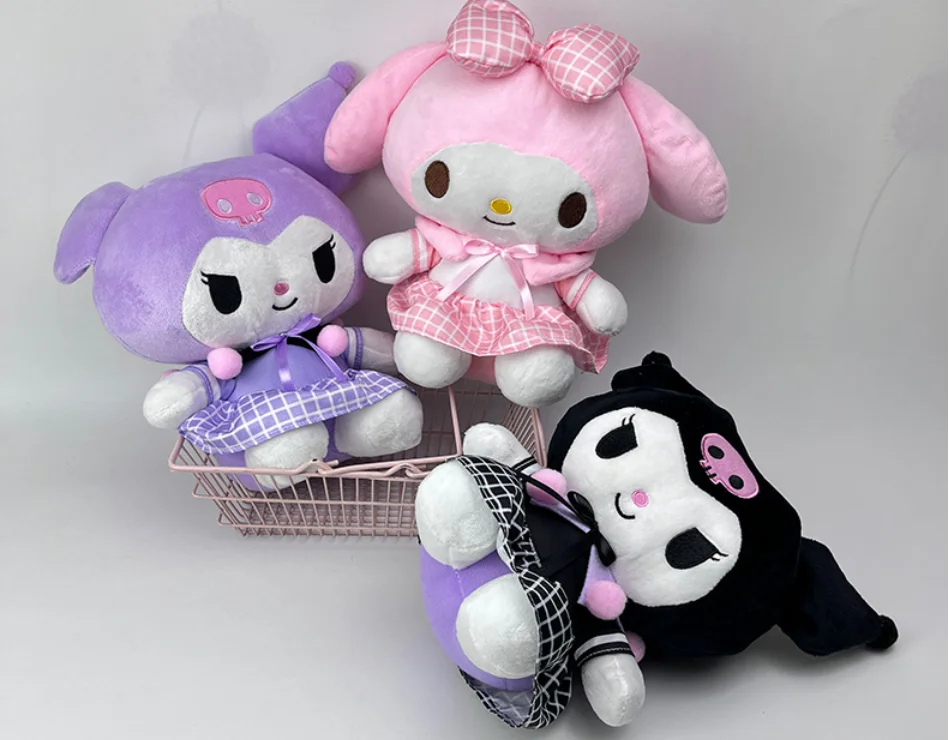 Sanrio Anime Kawaii Kuromi My Melody Cinnamoroll Plush Toy Anime Soft ...