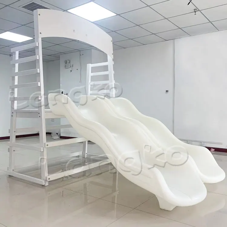 Double Lane White Color Soft Play Ball Pit With Slide - Buy Ball Pit ...