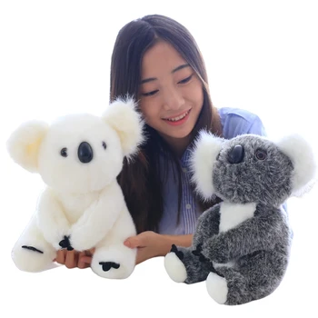Lovely Soft Simulation Koala Stuffed Doll Plush Animal Realistic Koala ...