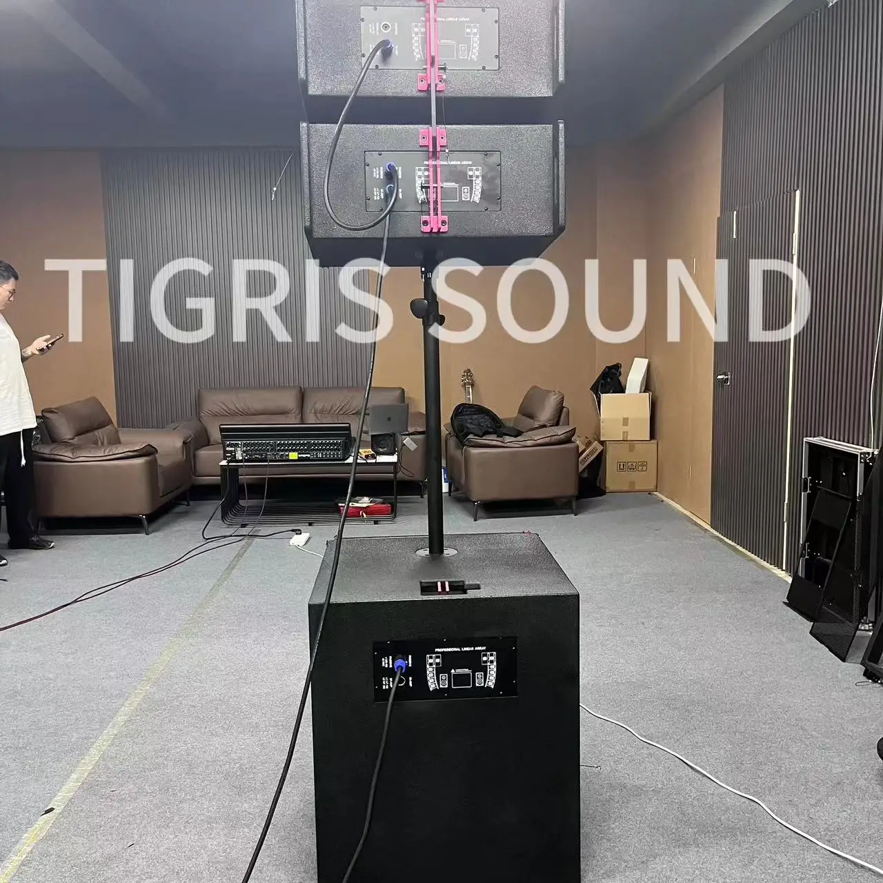 ST8 12-Inch Line Array Speakers - Active/Passive PA System for Outdoor ...