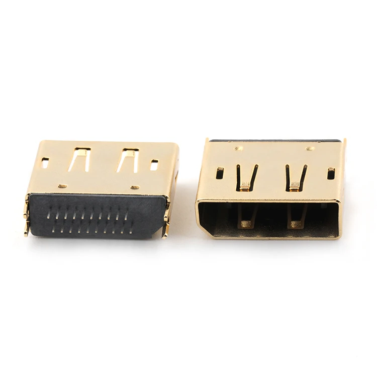 DP Connector Straddle Mount 1.6mm 20P DP Female Connector