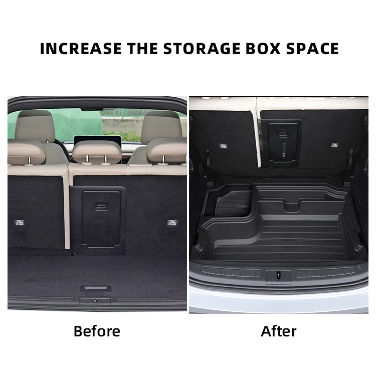 Maremlyn Trunk Storage Car Trunk Organizer Storage Compartment Box For ...