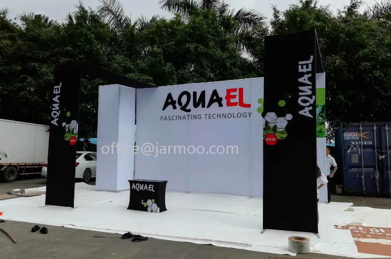 Expand Patented Display System Truss Trade Show Booth 6x8