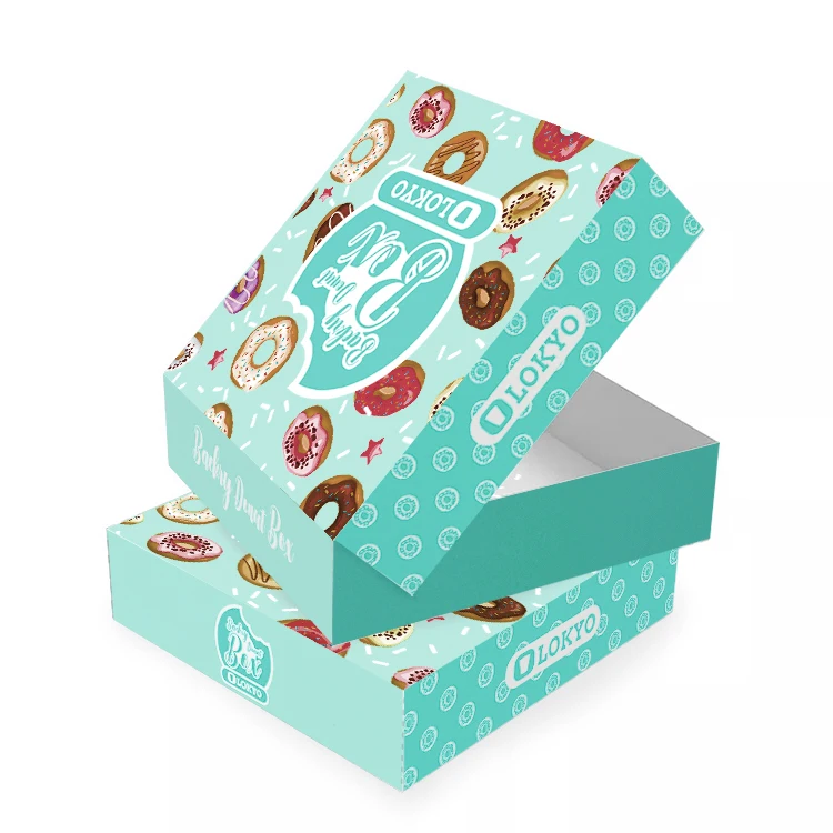 Lokyo Food Grade Cardboard Wholesale Custom Printed Design Mochi Donut ...