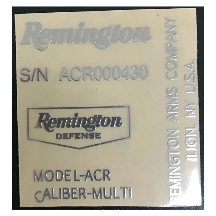 Metal Feel Acr Model Gel Blaster Sticker - Buy Metal Feel Acr Model ...