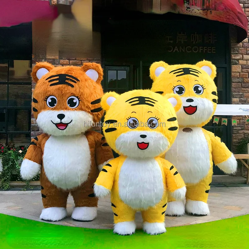 Funtoys Inflatable Tiger Cartoon Doll Costume - Tiger Year Mascot