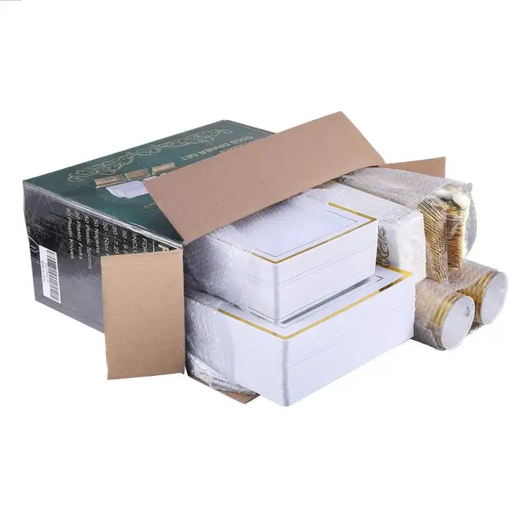 Customized Disposable Golden Circle Square Plastic Tableware for ...