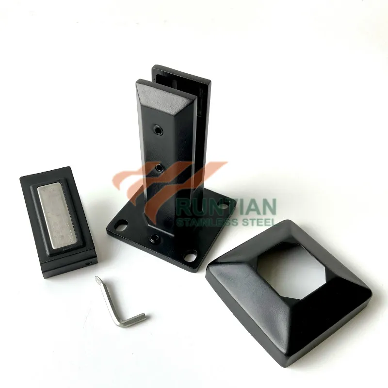 Adjustable 10mm 12mm High Railing Glass Balustrade Spigot