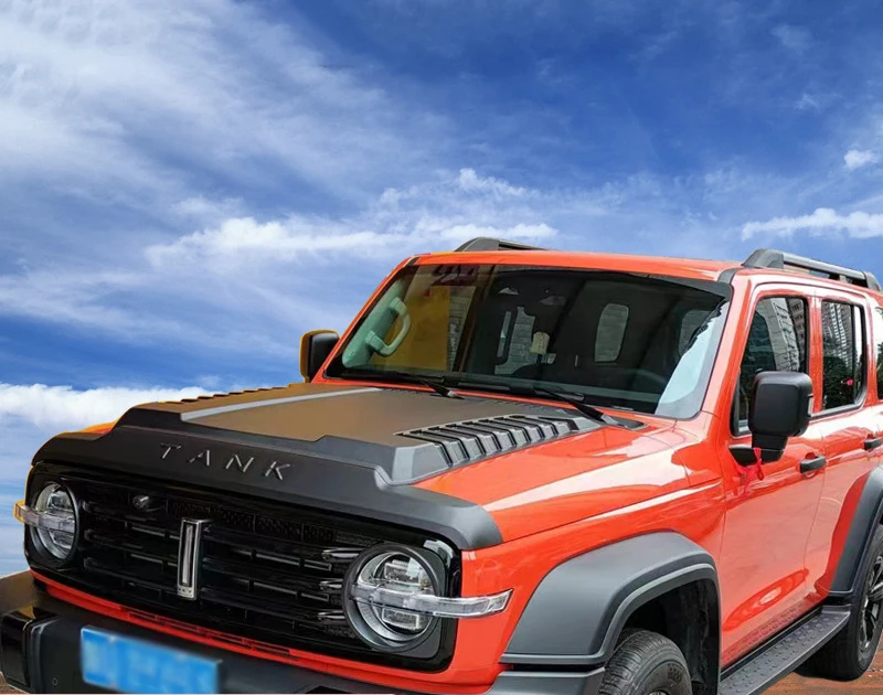 GWM Tank 300 Accessories Body Kits Suv Black Bonnet Scoop Cover for Gmw ...