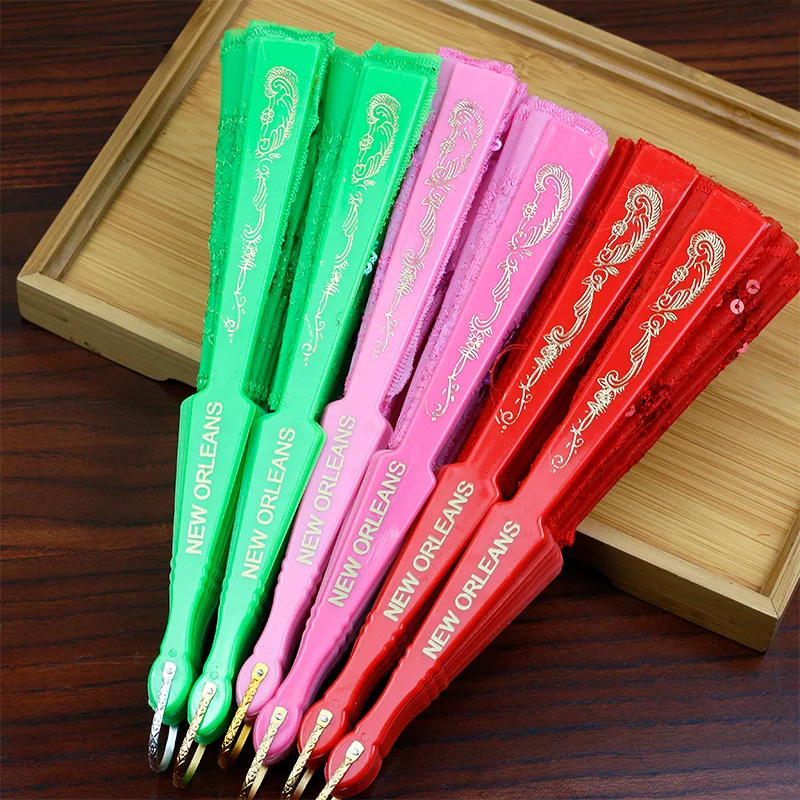 Wholesale Gift Set Mini Japanese Fan Bamboo Wedding Silk Hand Fan with ...