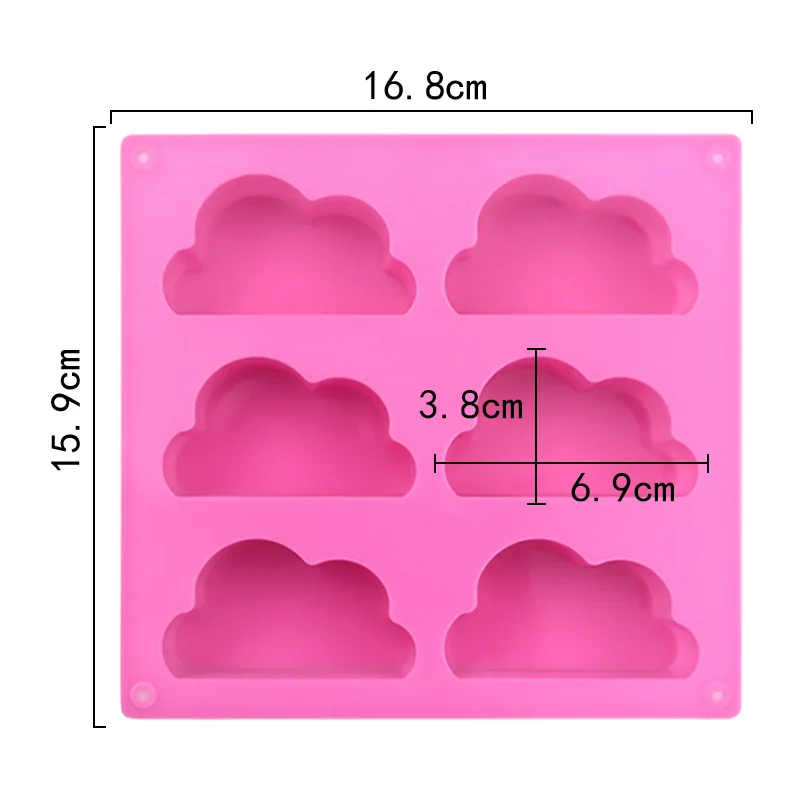 3D Mold for Cakes - Creative Cloud Shaped Silicone Mold