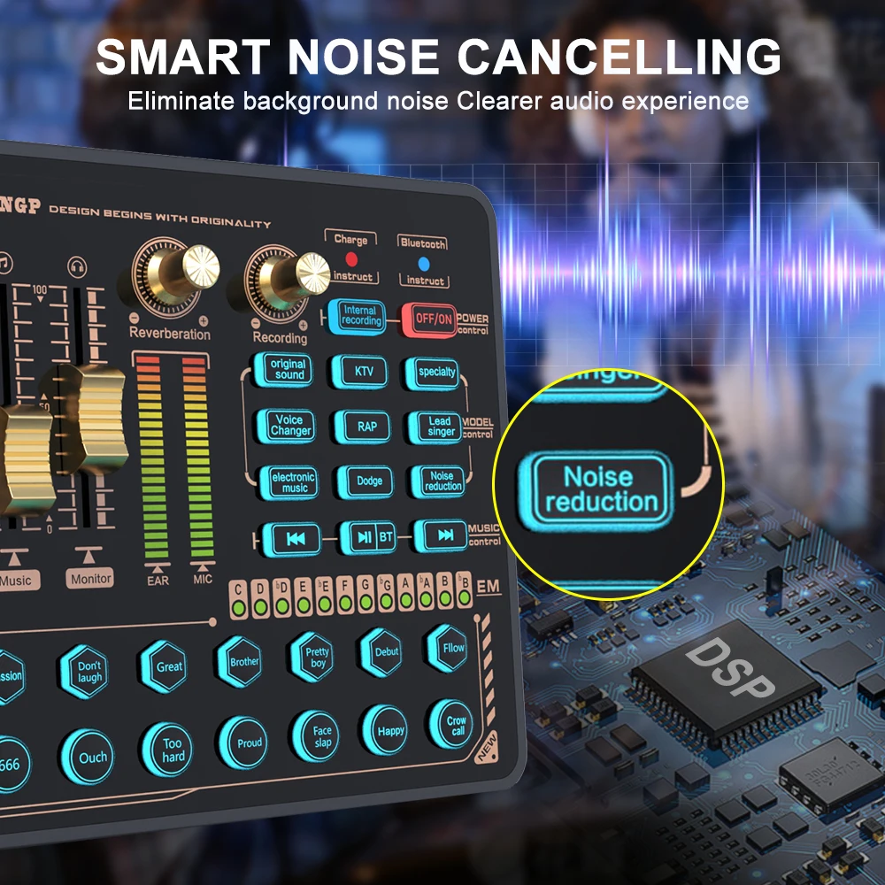 All-in-one Wired Condenser Microphone Kit for Live Sound