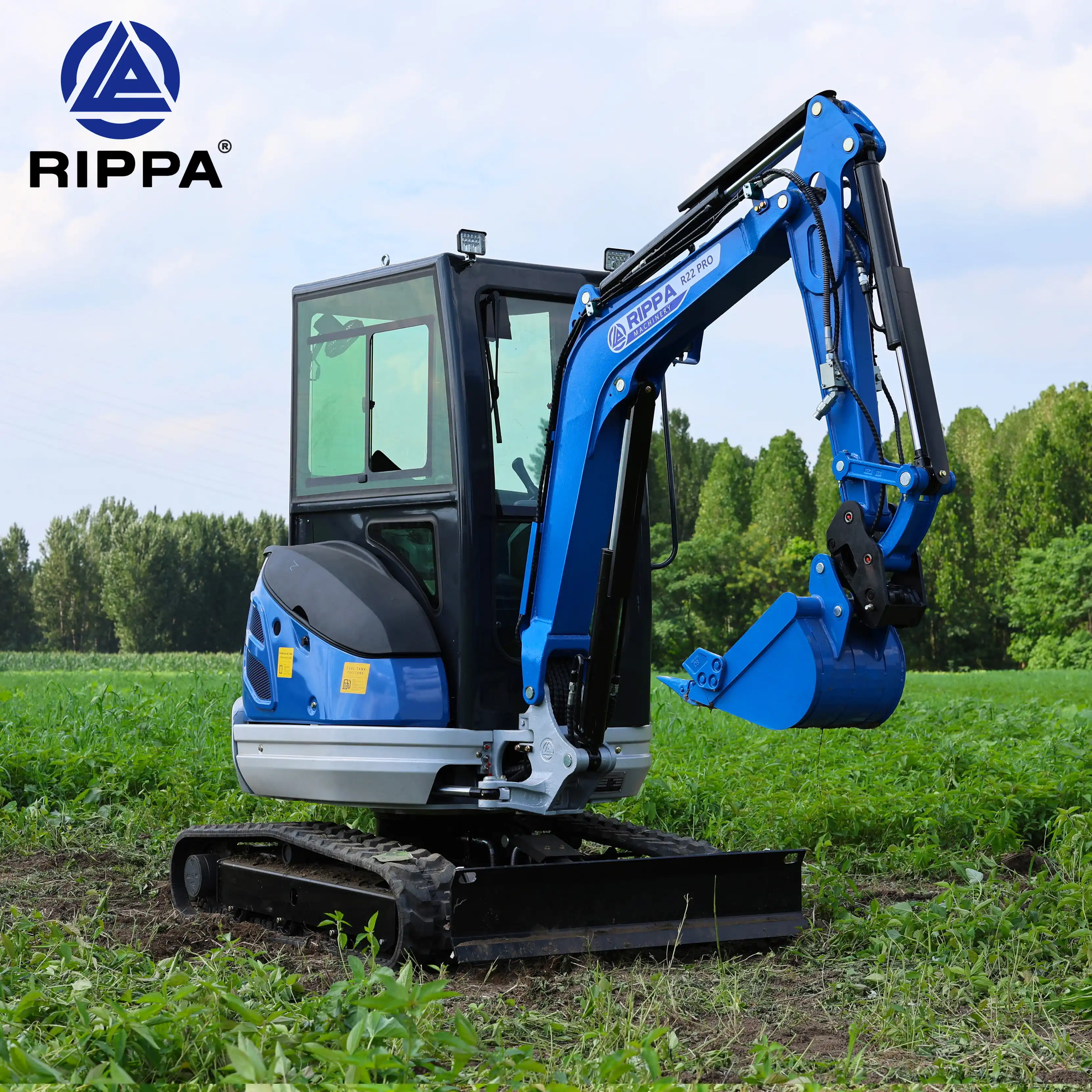 Rippa Small Digger Excavator Micro Bagger Widely Used Mini Excavator 2 ...