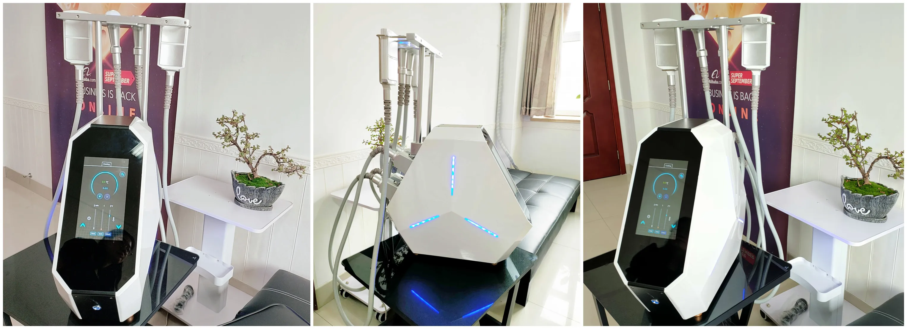 2022 Cryo Thermal Cryotherapy Cool Cryo Ems Pad Skin T Slimming Shock ...