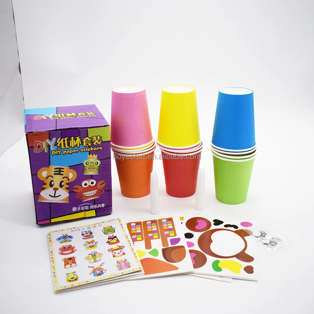 DIY Art Kit for Kids - Craft Sticker Material Kit 12pcs