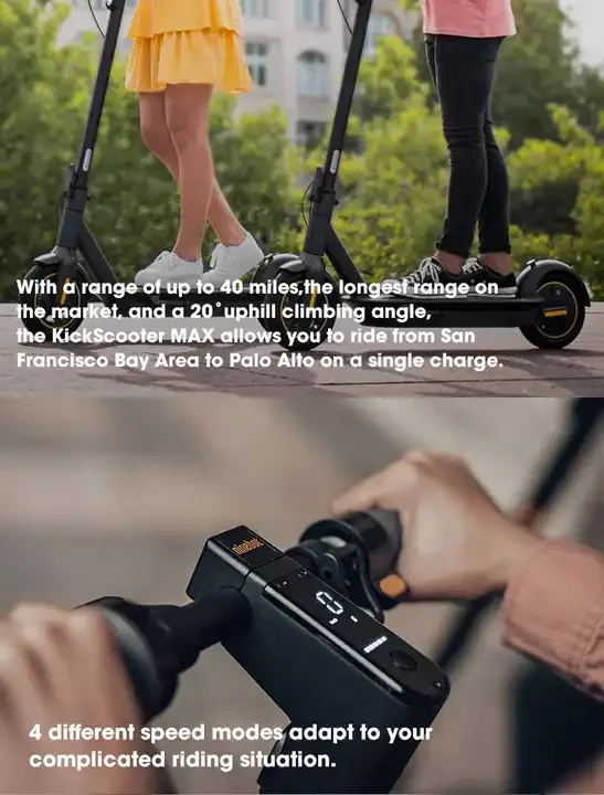 Nine Bot E-scooter Max G30p 36v Electric Scooter Fixed Speed 30km/h Top ...