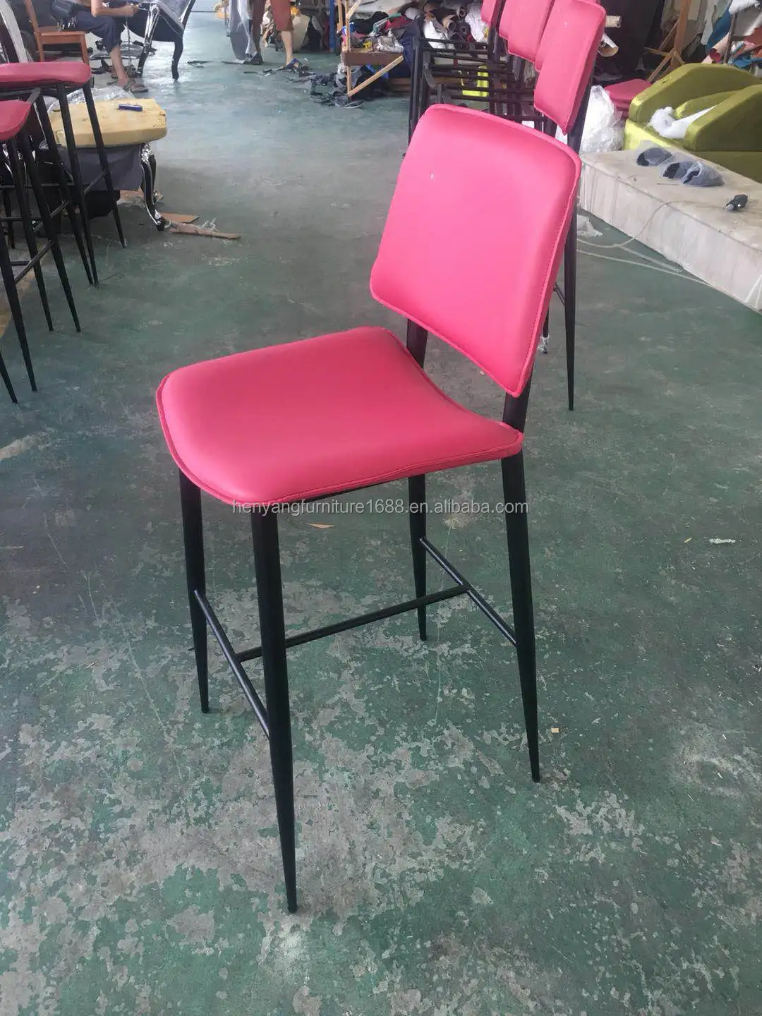 Nordic Designer Stainless Steel Bar Stool Simple Modern High Chair For ...