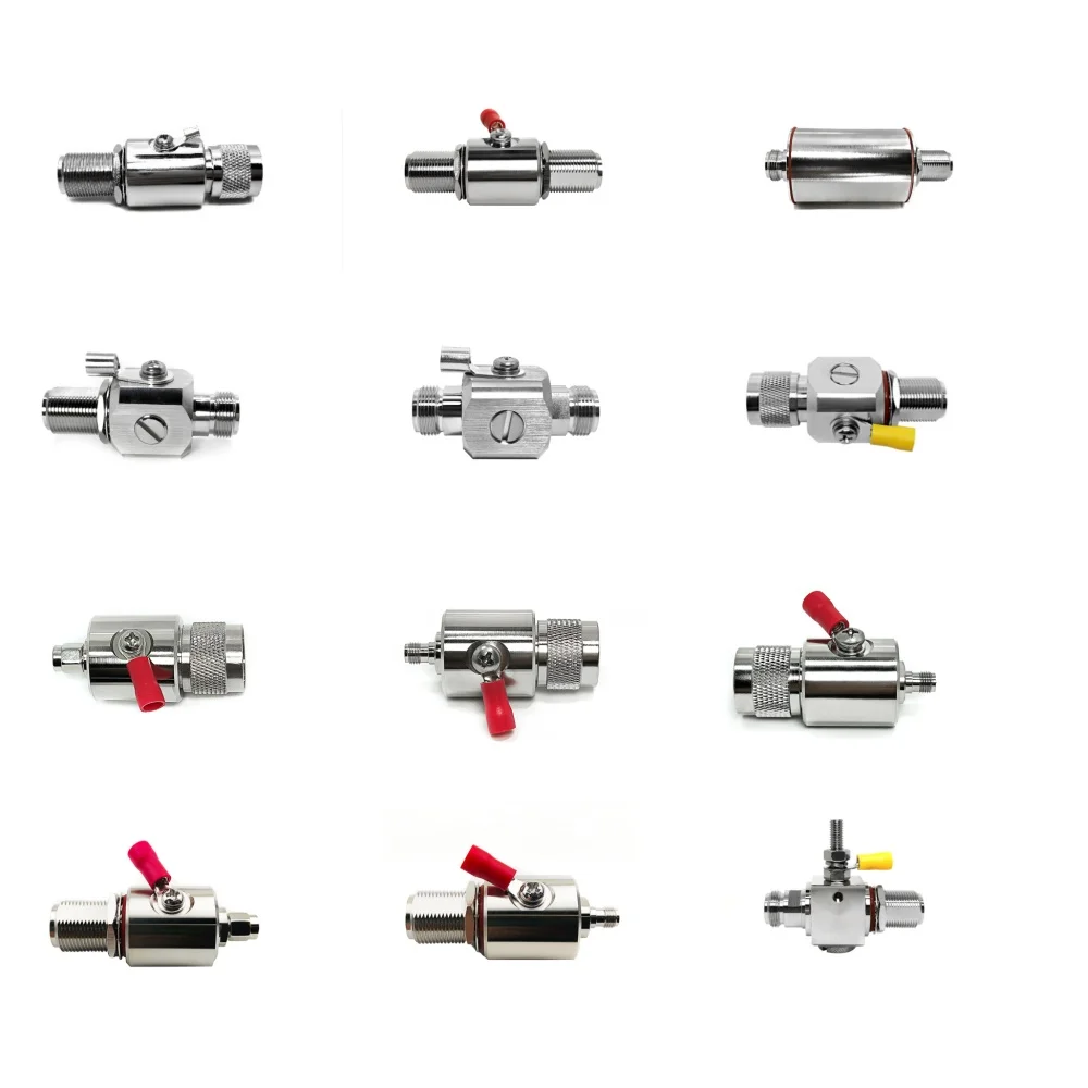 0-3Ghz Antenna Feed lightning Surge Protector Rf Coaxial Connector N ...