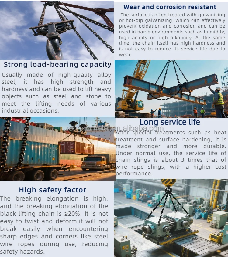 G80 Welded Alloy Steel Iron Chain for Coal Mining Black Mining Conveyor ...