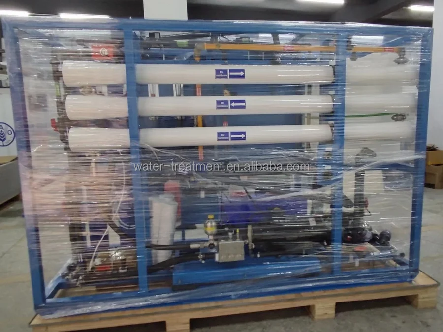 Double Stage Seawater Desalination RO System for Islands Resorts Hotel ...
