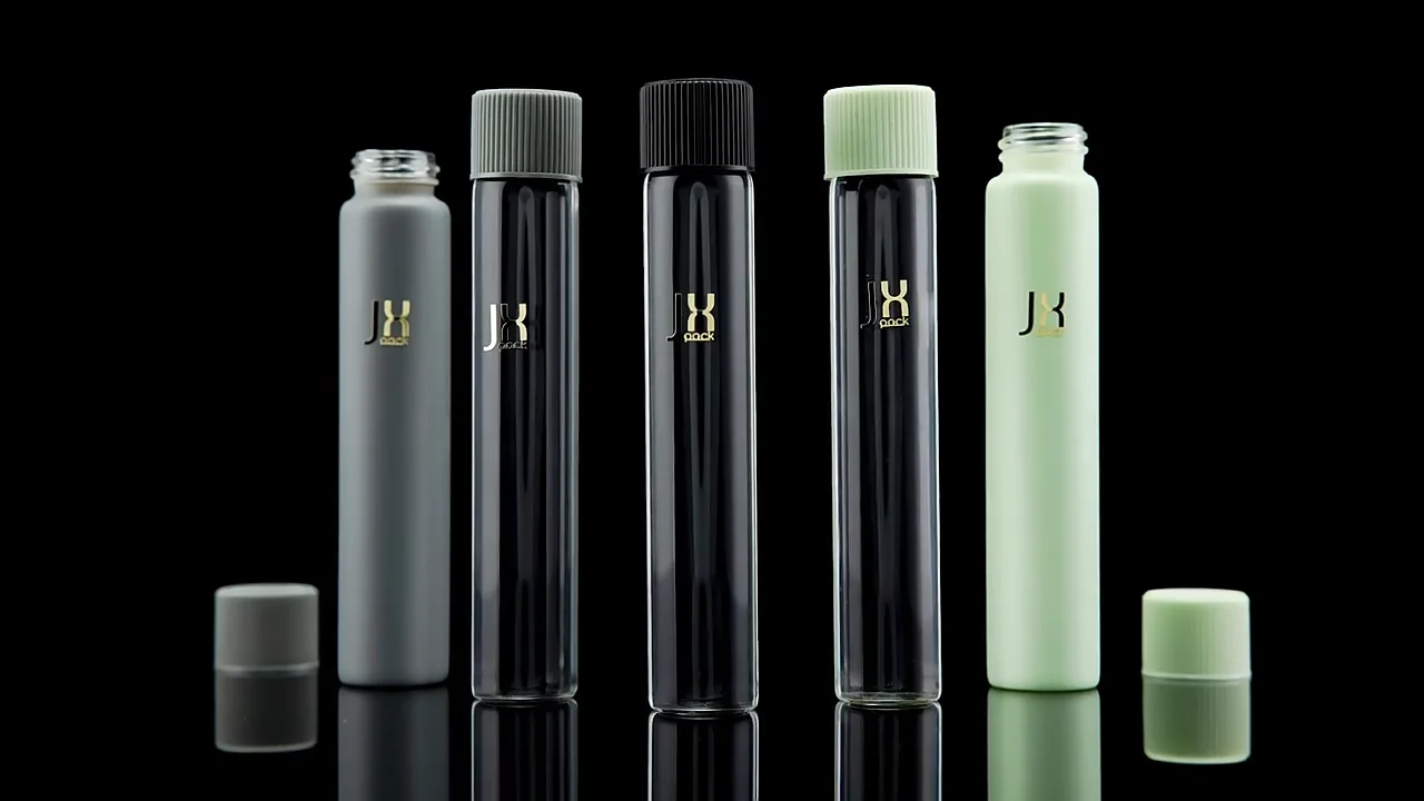 Customized Logo Colored King Size 120mm 116mm Glass Pre Tube Roll Child ...