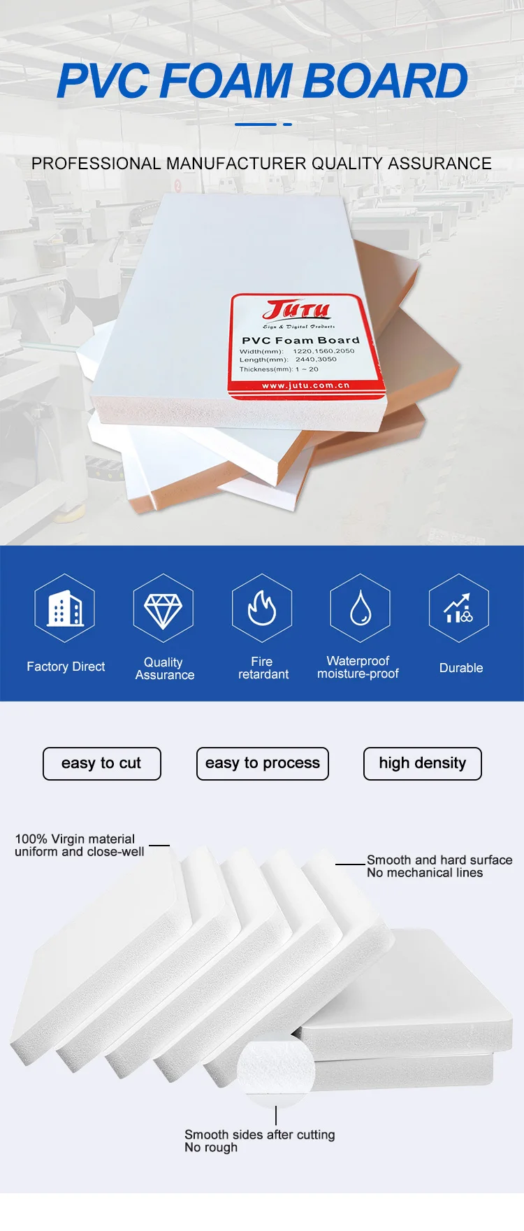 White Pvc Foam Board 9mm Pvc Plastic Sheet 10mm Pvc Rigid/celuka/forex ...