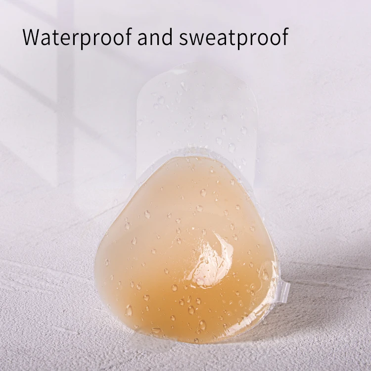 3 Size Transparent Front Buckles Backless Push up Silicone Invisible ...