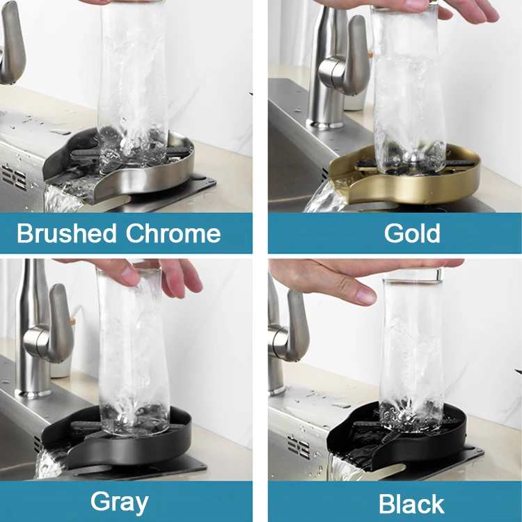 360 Degree Automatic Rotary Glass Rinser Stainless Steel 304 Cup Rinser ...