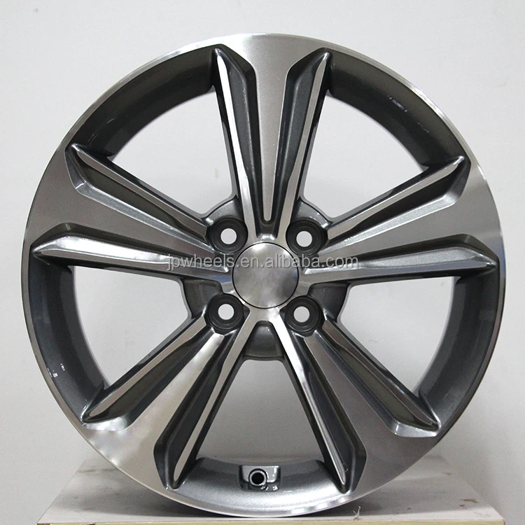 Five Spoke Car Wheels 4x100 14 15 16 Inch Alloy Wheel Rims for Toyota ...