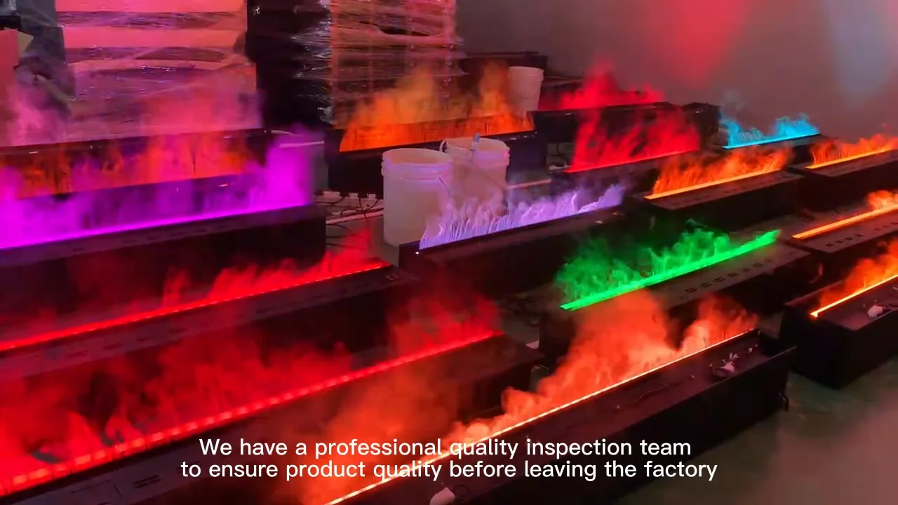 Decor Embedded Electronic Atomization 3d Steam Electric Fireplace Simulation Flame Steam