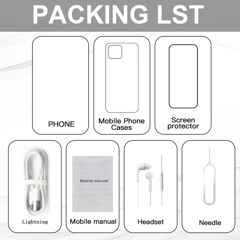 14 Pro Max 7.3inch Android 16gb+512gb Mobile Cell Phone Android 13 ...