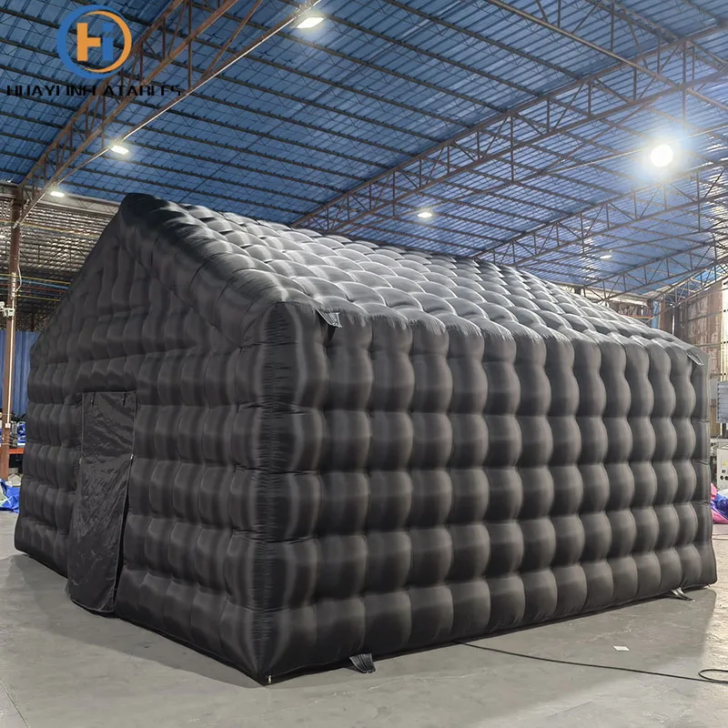 20ft Portable Party Tent with LED Lights & Inflatable Cube